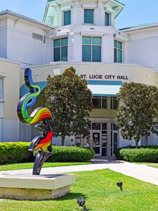 Port St. Lucie Mayor Shannon Martin in December delivered the annual ...